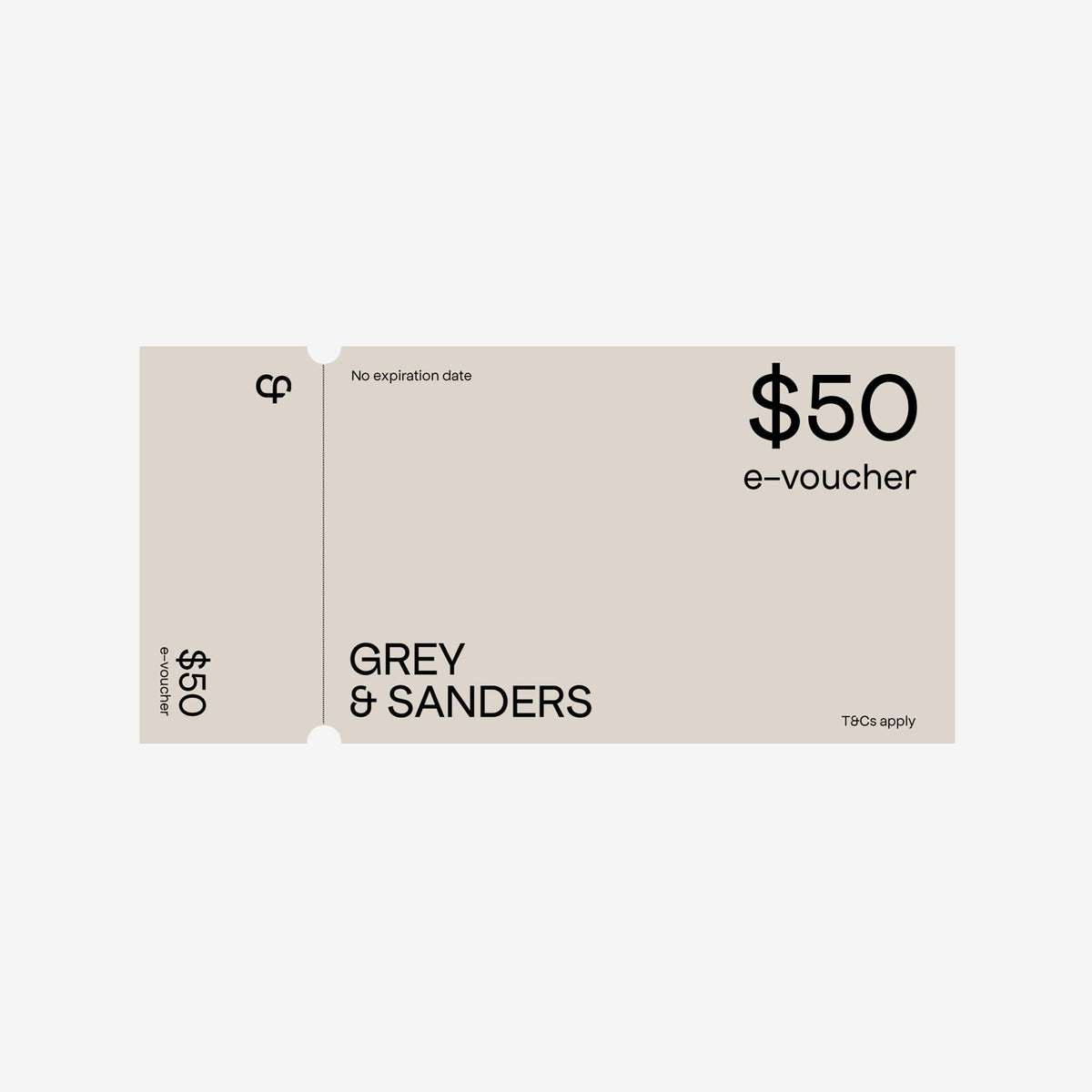$50 E-Voucher – Grey & Sanders