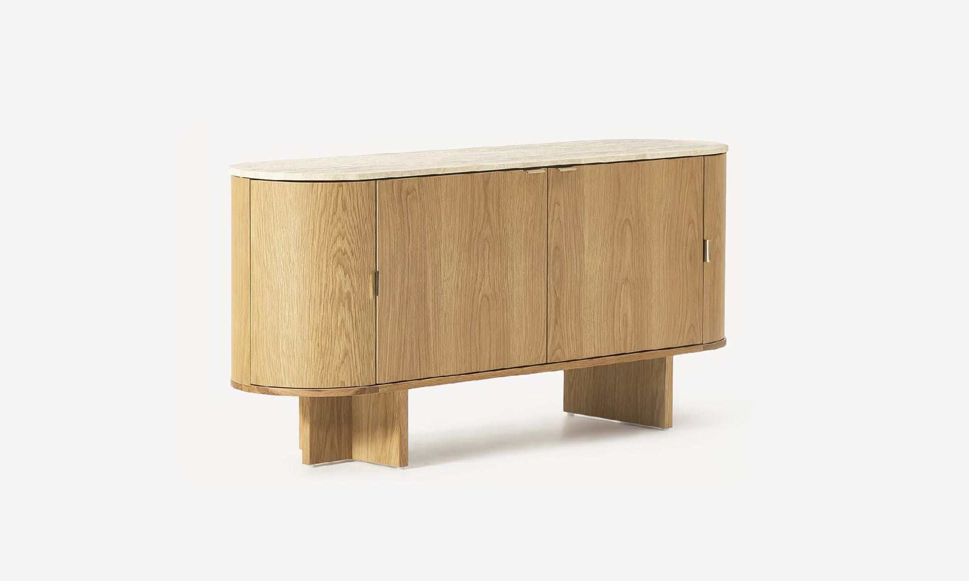 Tivoli Sideboard 1.6m Oak Grey Sanders Furniture Singapore